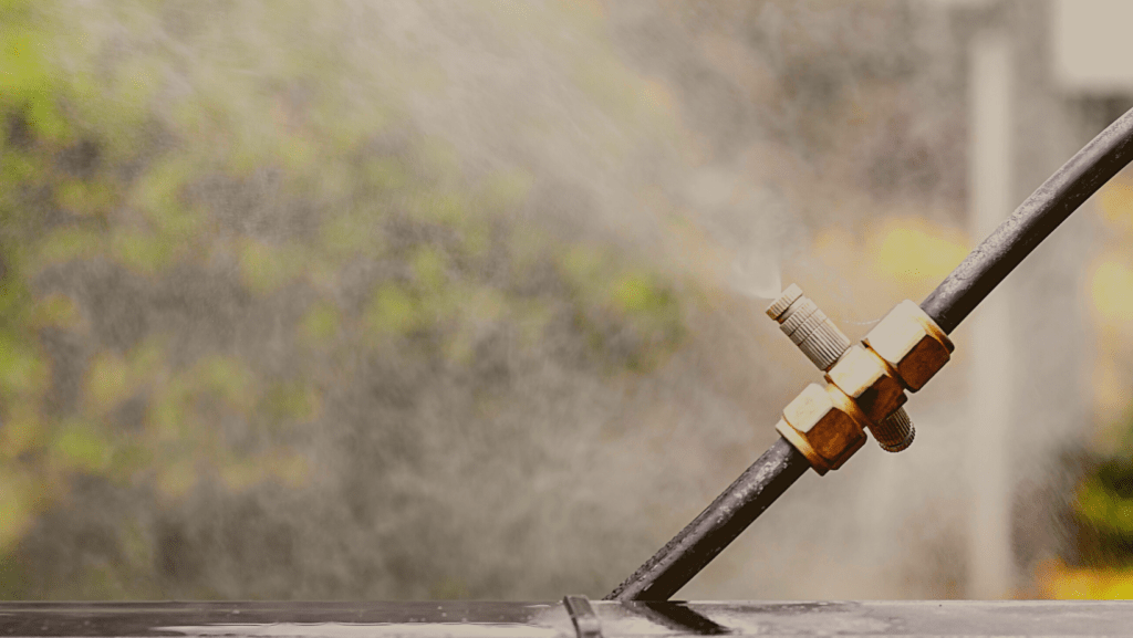 Outdoor residential Industrial Misting cooling system Dubai UAE